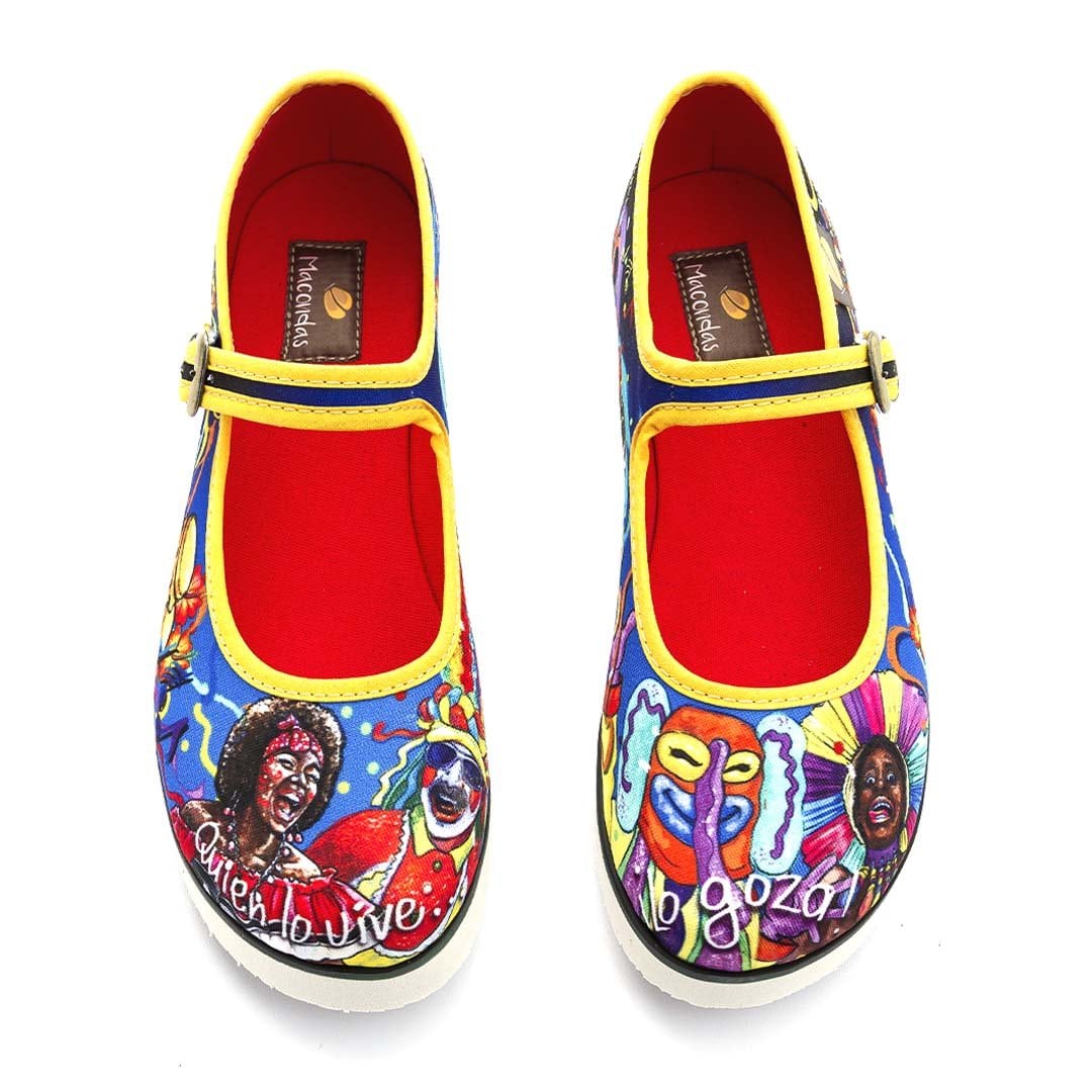 Comfortable women's casual shoes painted by Colombian artists – Macondas